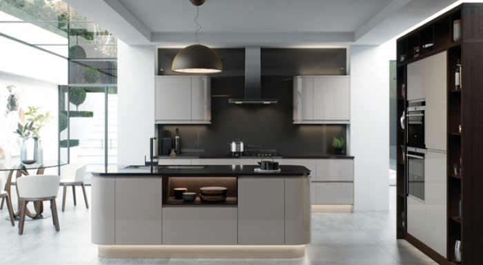 Kitchen Stori - Uform - Kitchen Stori Kitchen - Strada Gloss Cashmere ...