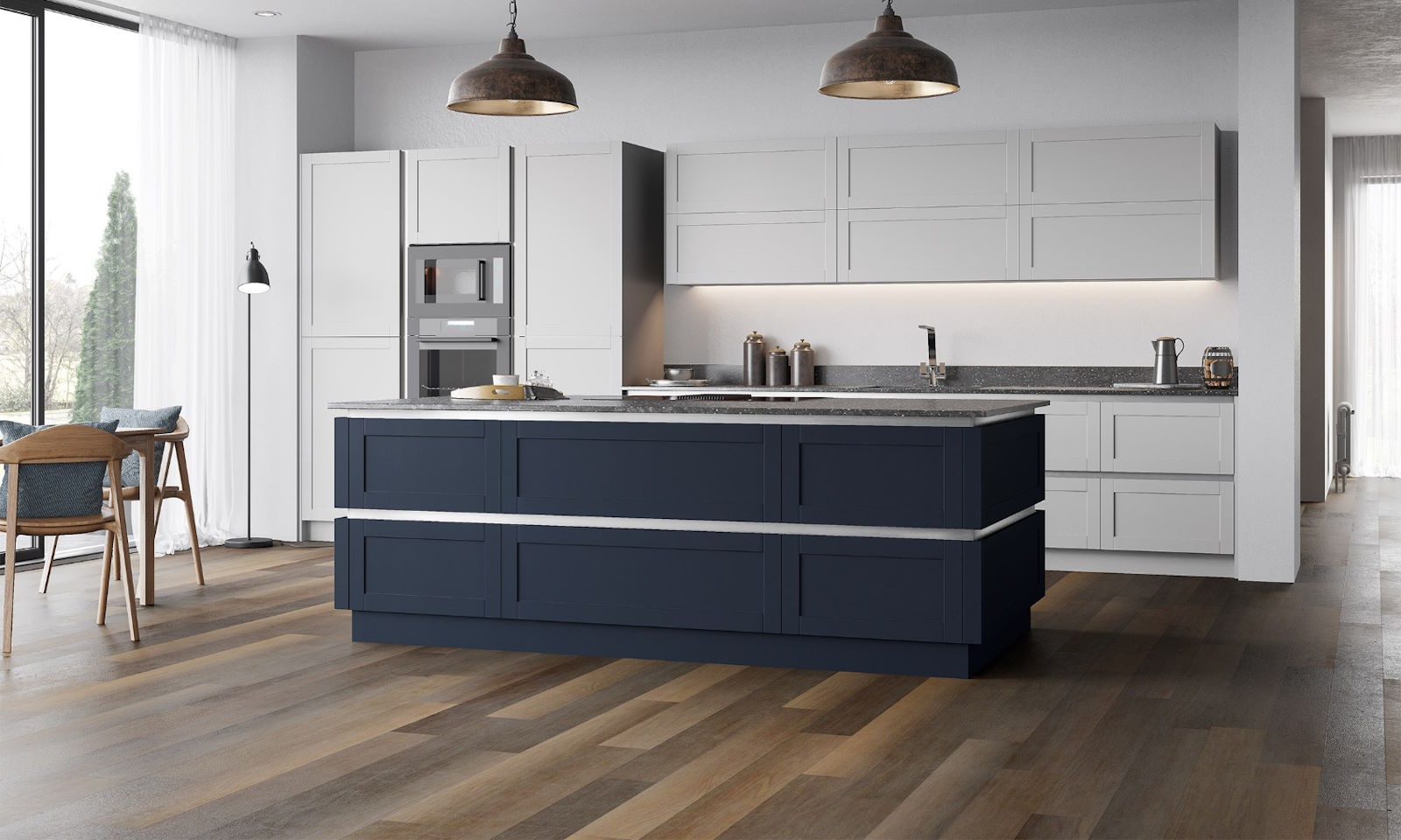 Stratto shaker true handleless - Kitchen Units Online